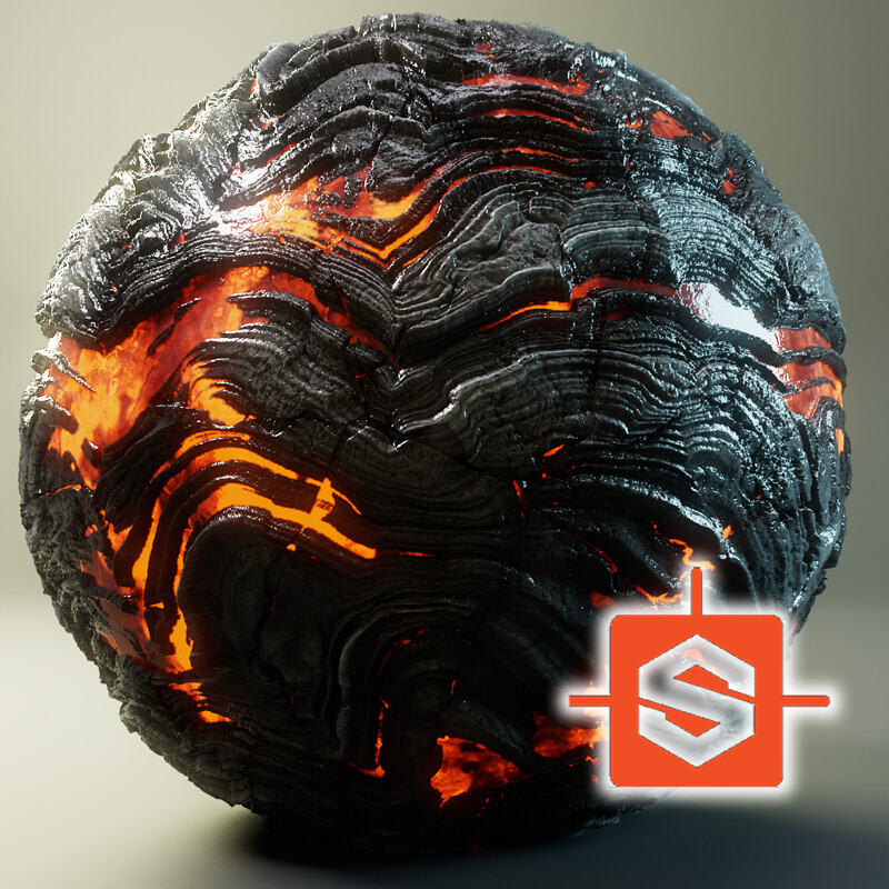 ArtStation - Lava material