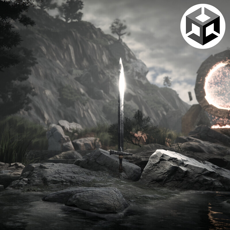 ArtStation - Sword & Portal - Realtime Environment Render with Unity
