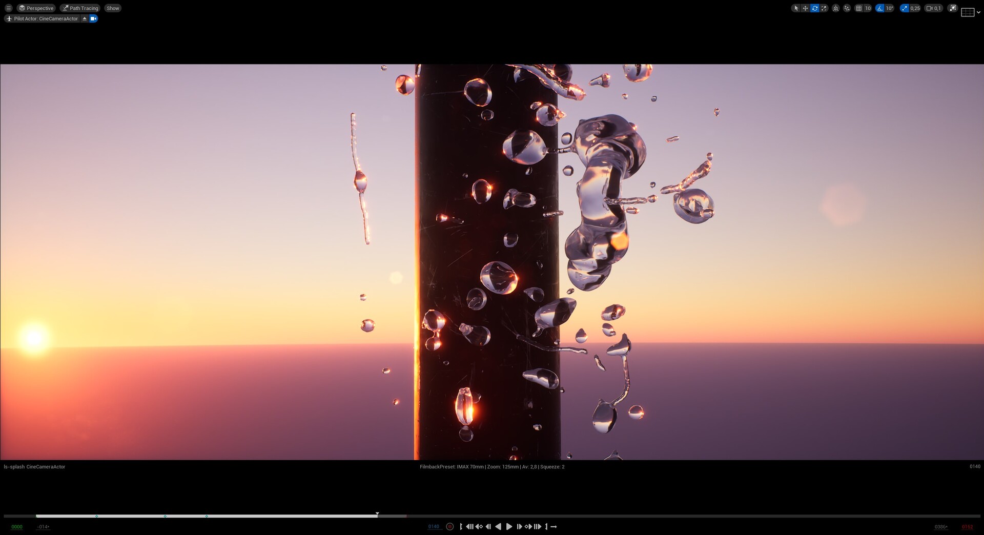 ArtStation - Alembic splash in Unreal Engine