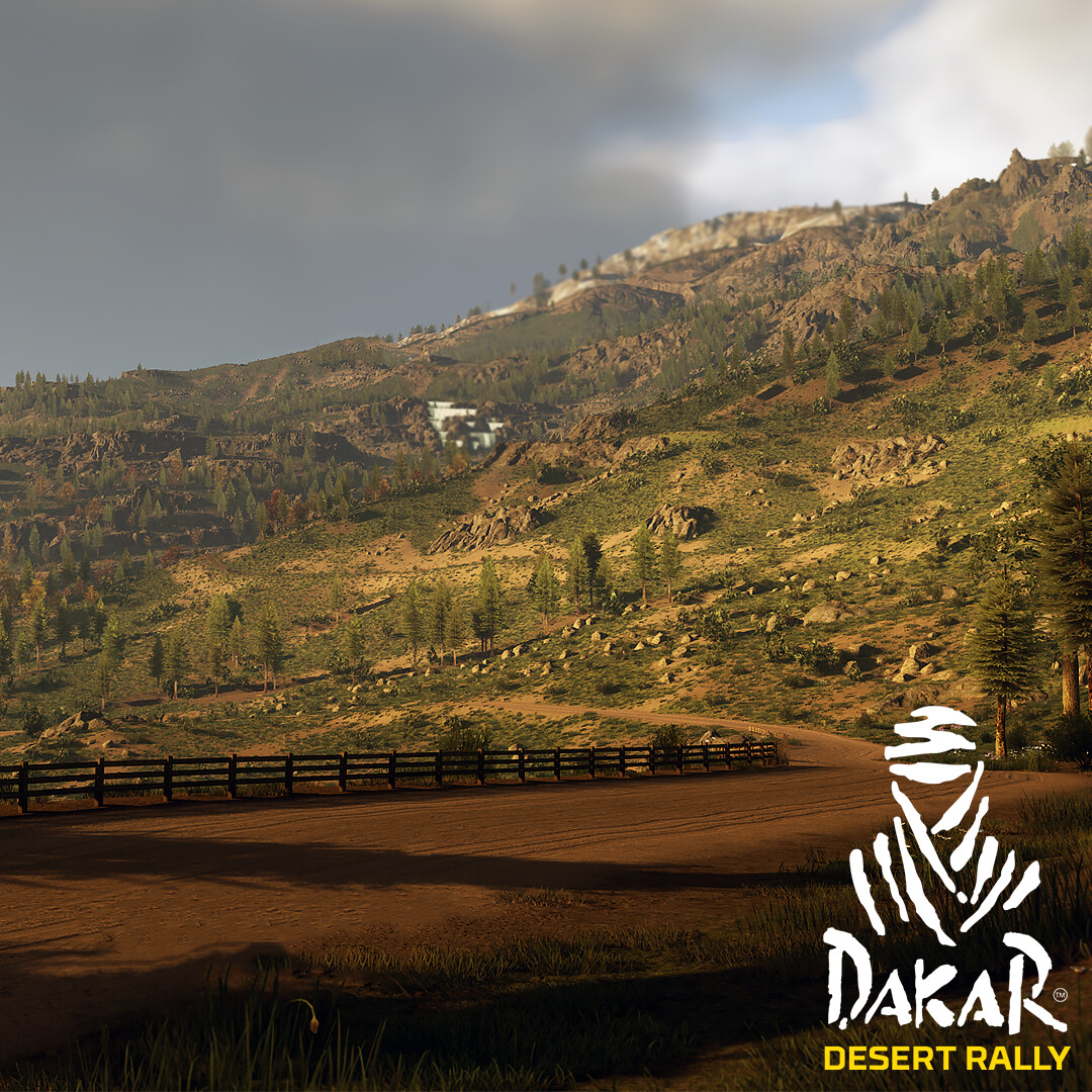 ArtStation - Dakar Desert Rally: USA Map - Mountain