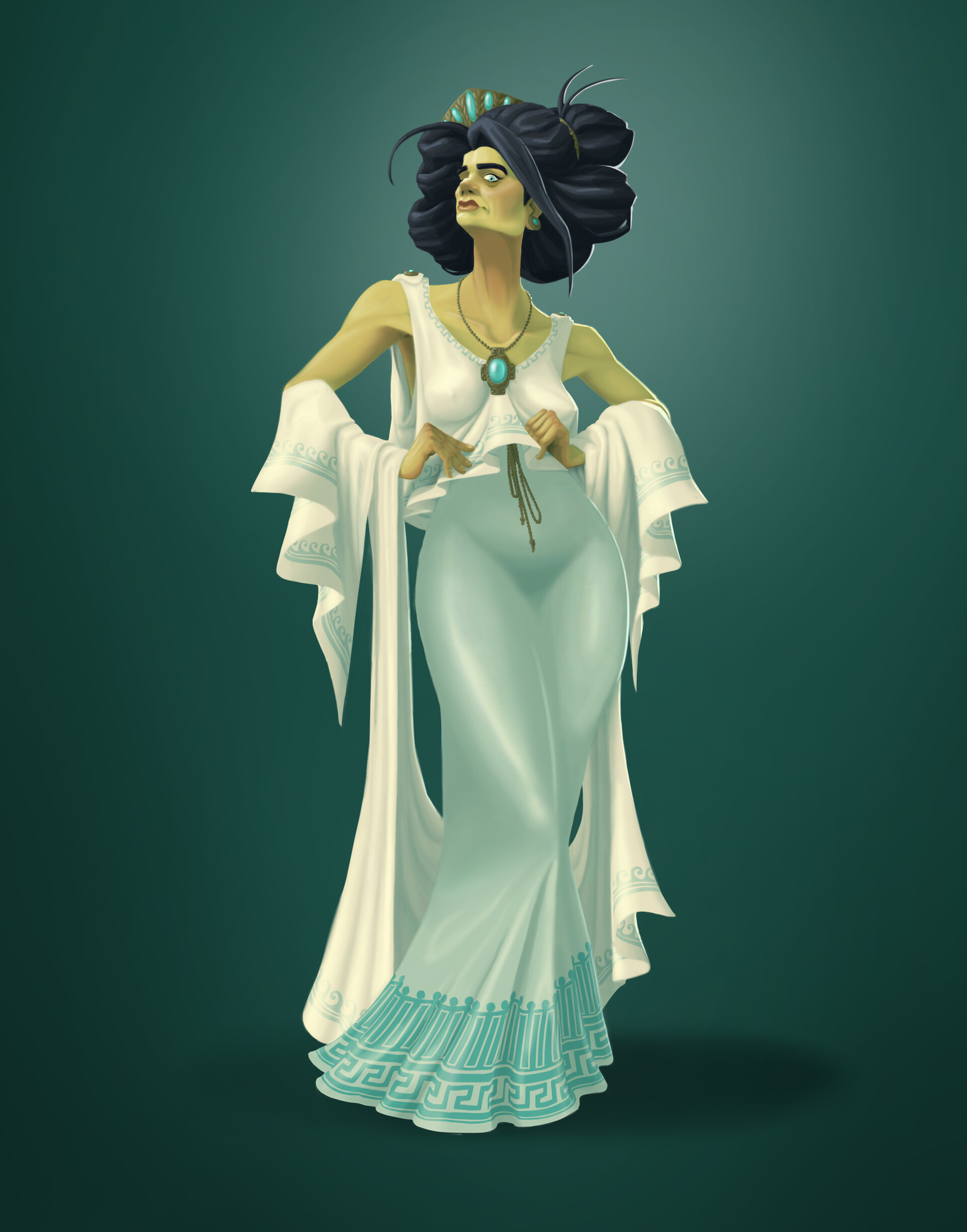 ArtStation - Hypsipyle - the cursed queen of Lemnos