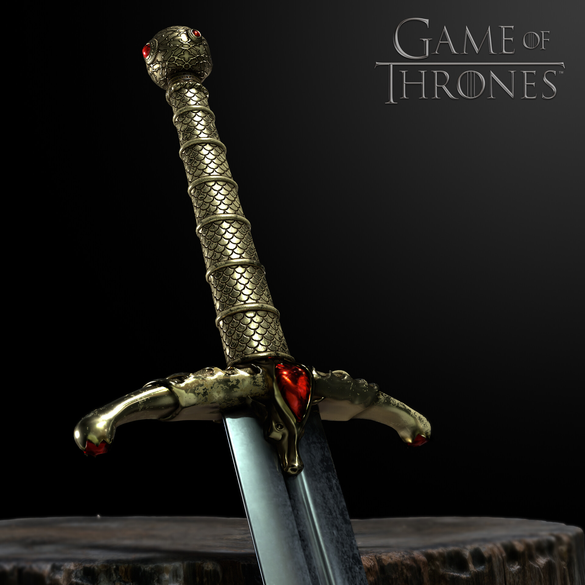 ArtStation - Sword Jaime Lannister - GOT (Fanart)