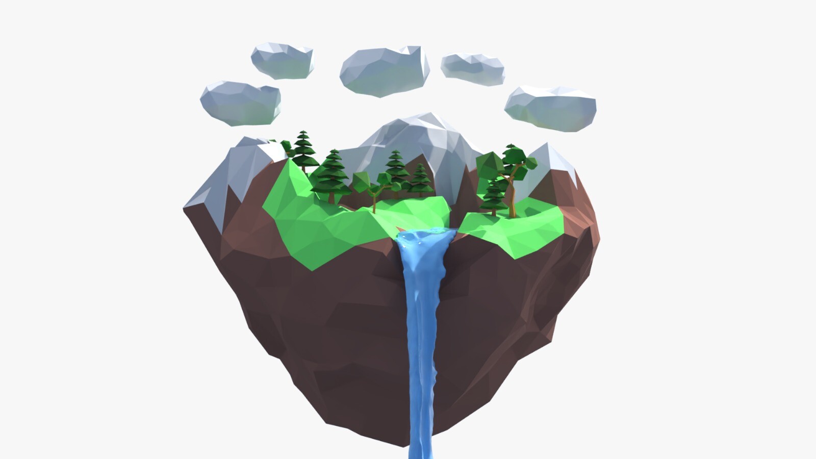 ArtStation - low poly water simulation