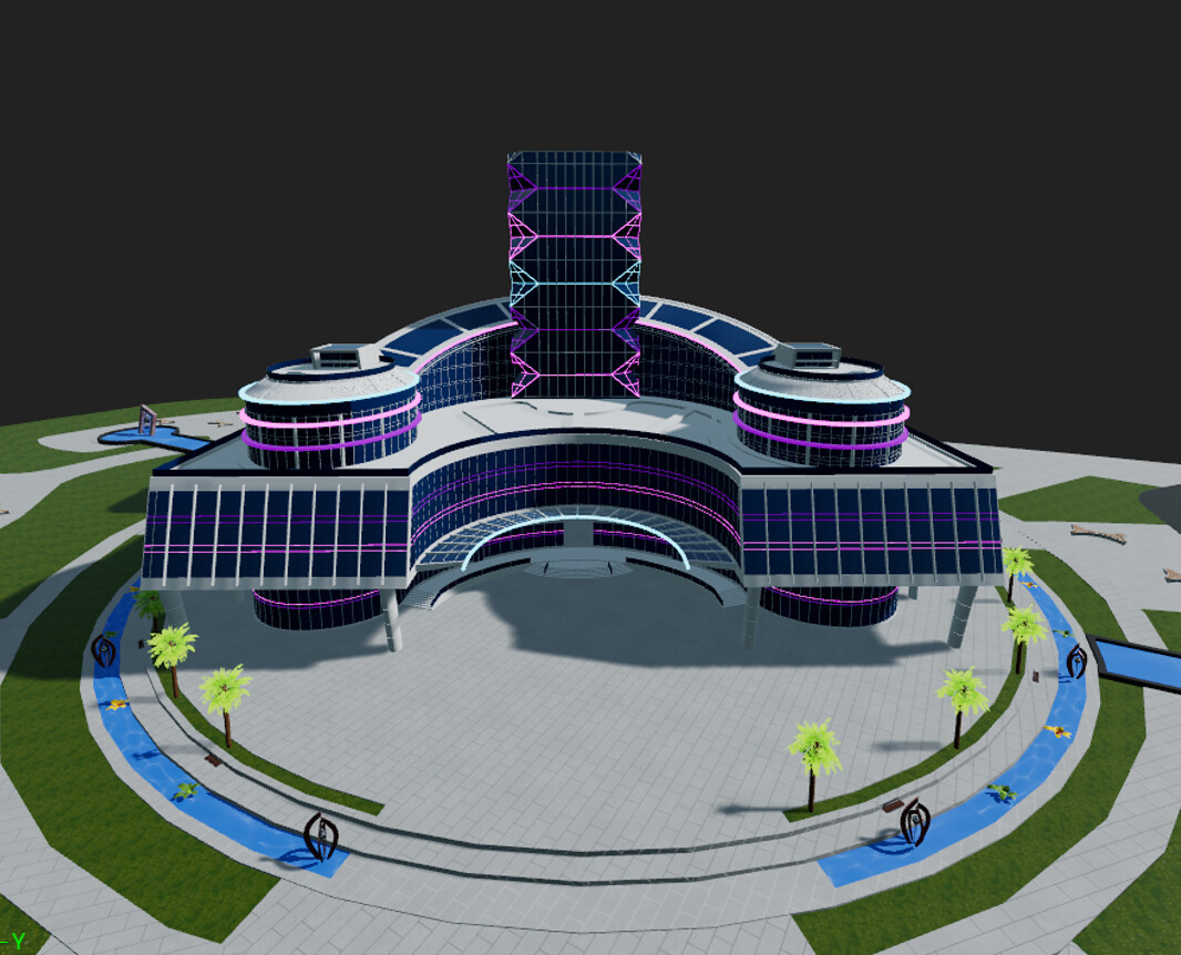 ArtStation - 3D Futuristic Campus