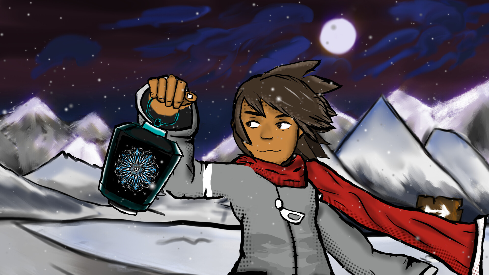 ArtStation - 2D Parallax Character Animation