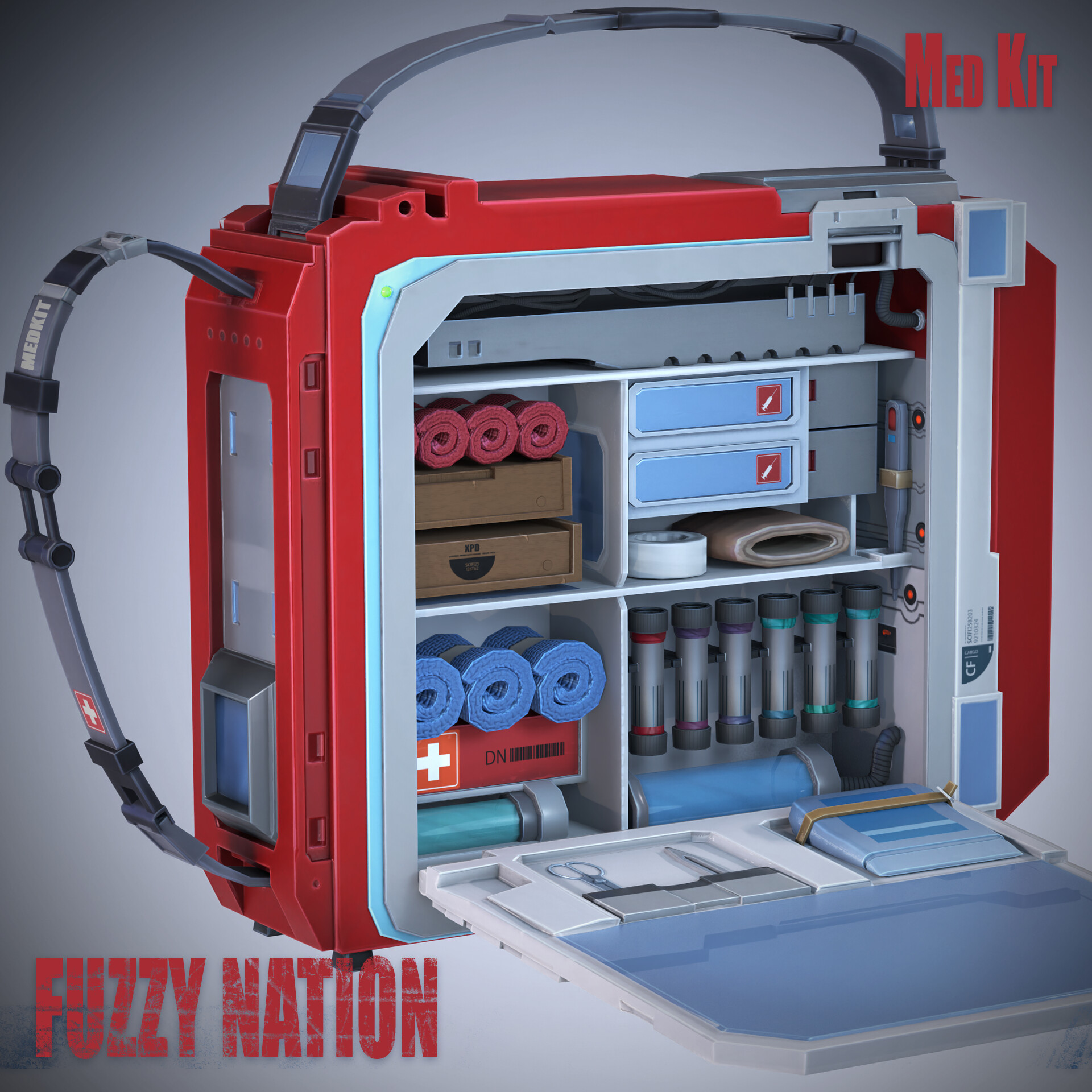 ArtStation - Fuzzy Nation - Med Kit