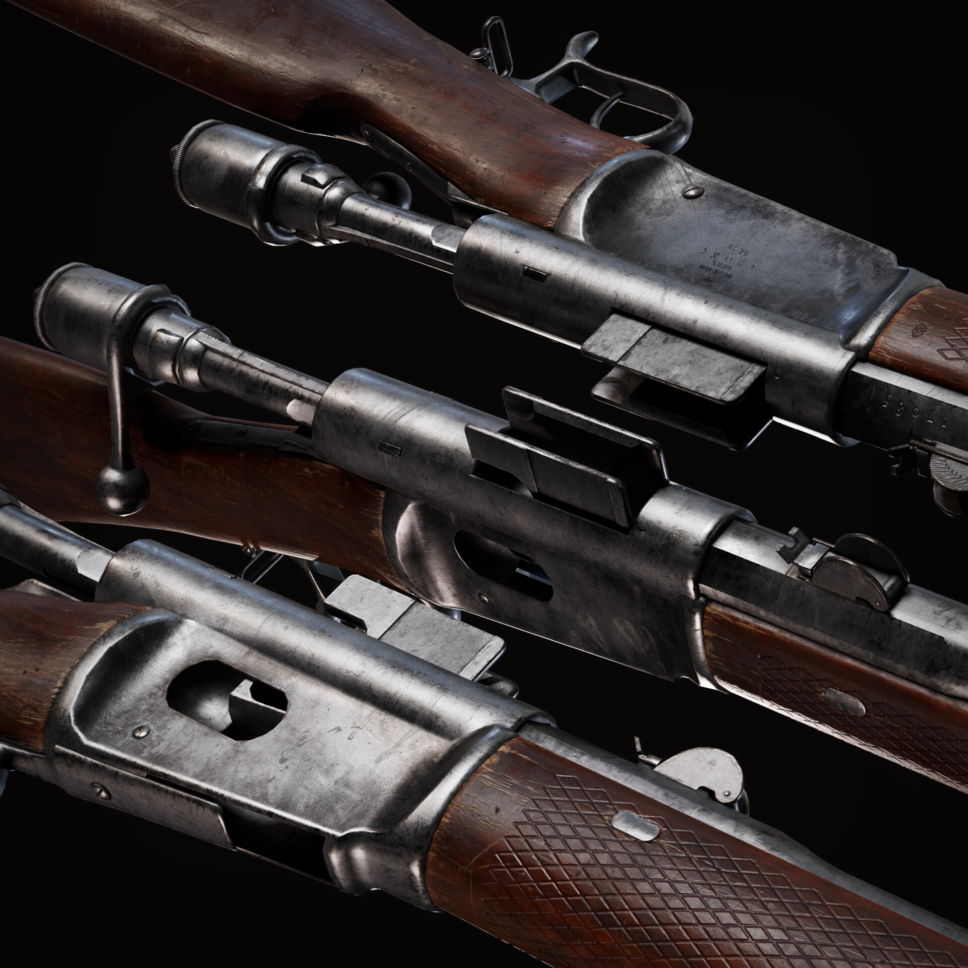 ArtStation - Swiss Vetterli Rifle