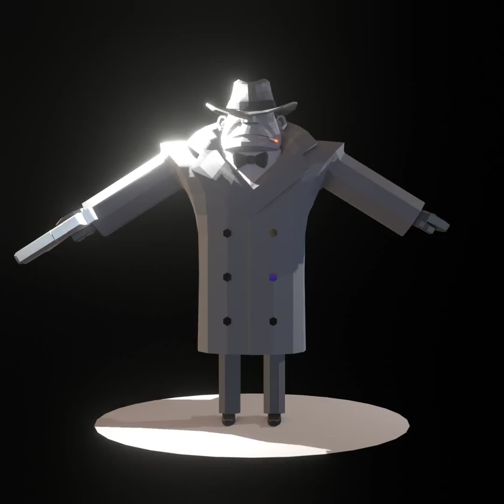 ArtStation - GUNSEL! Palooka Character