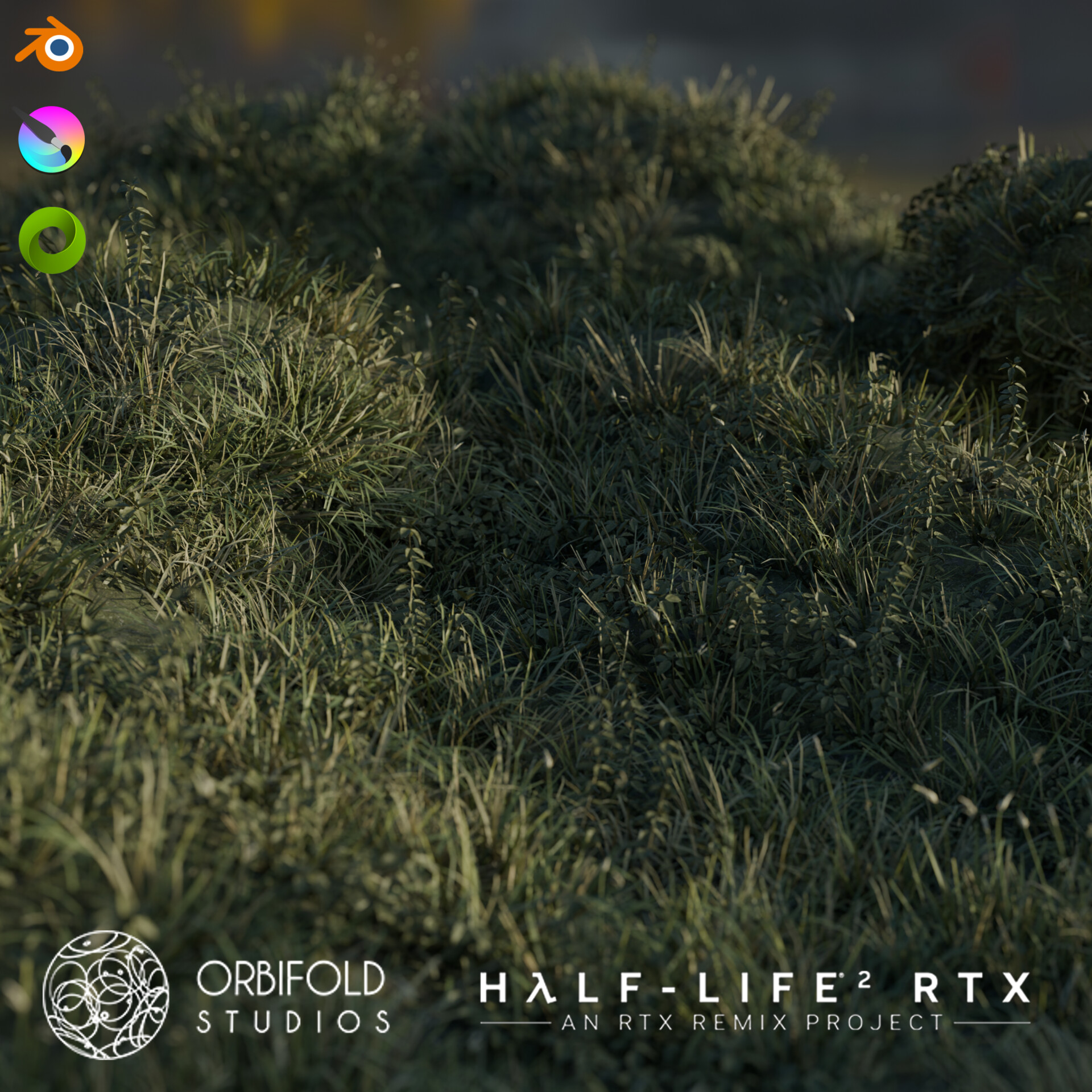 ArtStation - Grass models for Half-Life 2 RTX - Ravenholm Map
