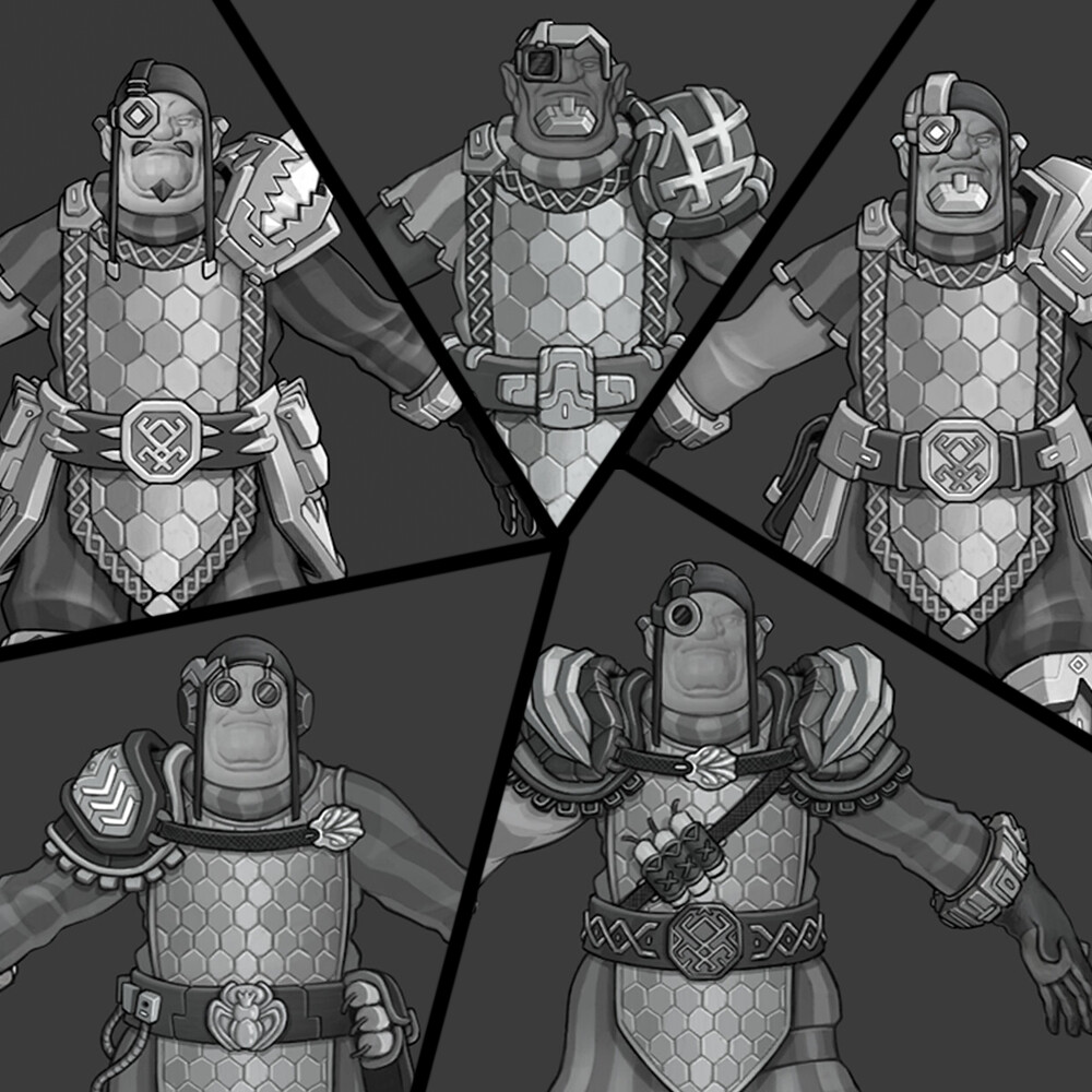 ArtStation - Character Design Concept - Medieval Scout from DRG