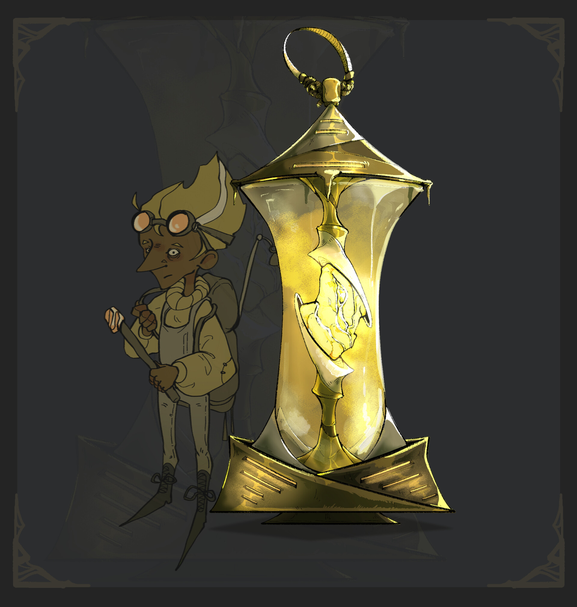 ArtStation - Lantern- Concept prop