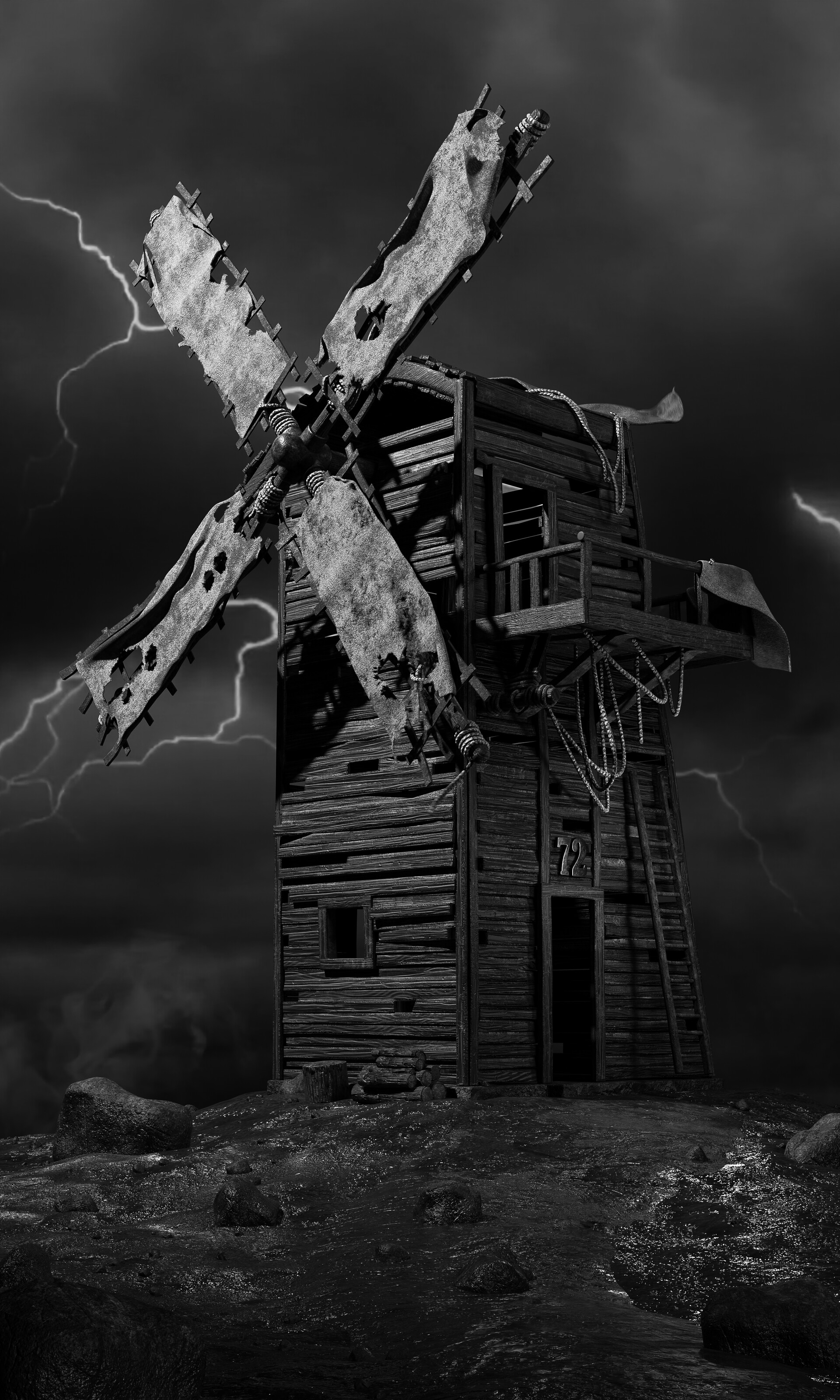 ArtStation - Frankenstein's Windmill