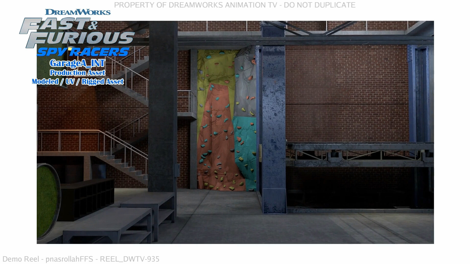 ArtStation - DreamWorks Fast & Furious Spy Racers - GarageA_INT