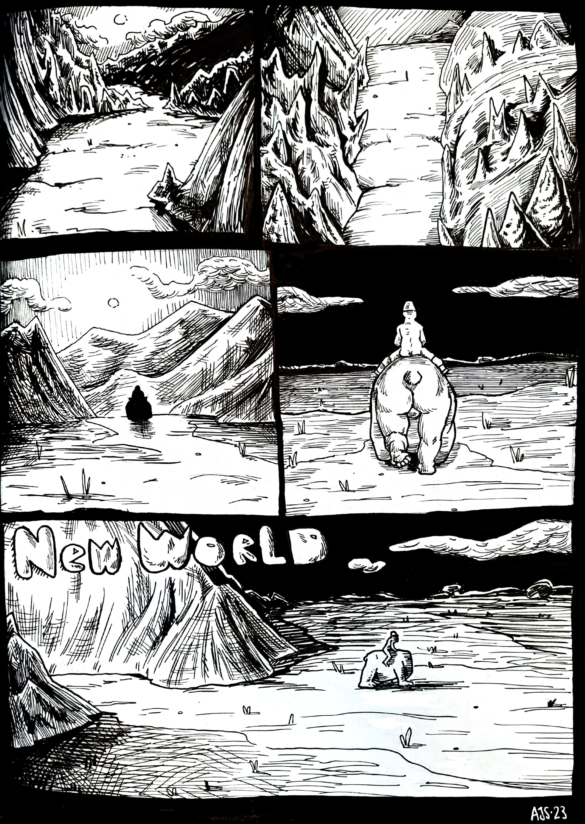 ArtStation - New World Comic Chapter 1 & 1/2