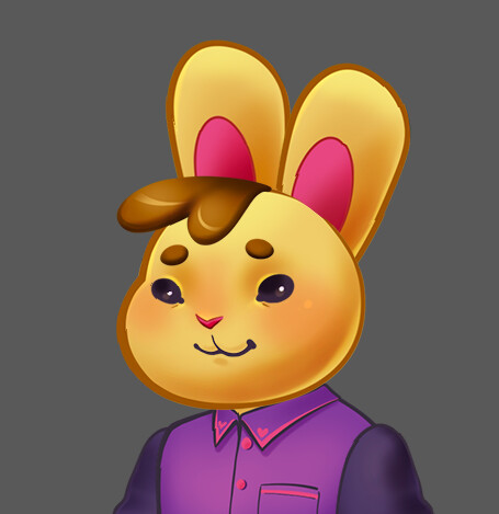 ArtStation - Yellow Rabbit PNGTuber