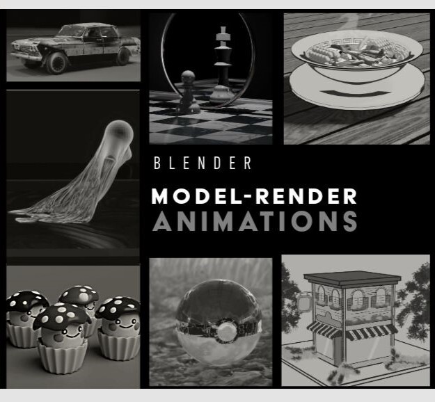 ArtStation - Blender- Model,Render,Animate