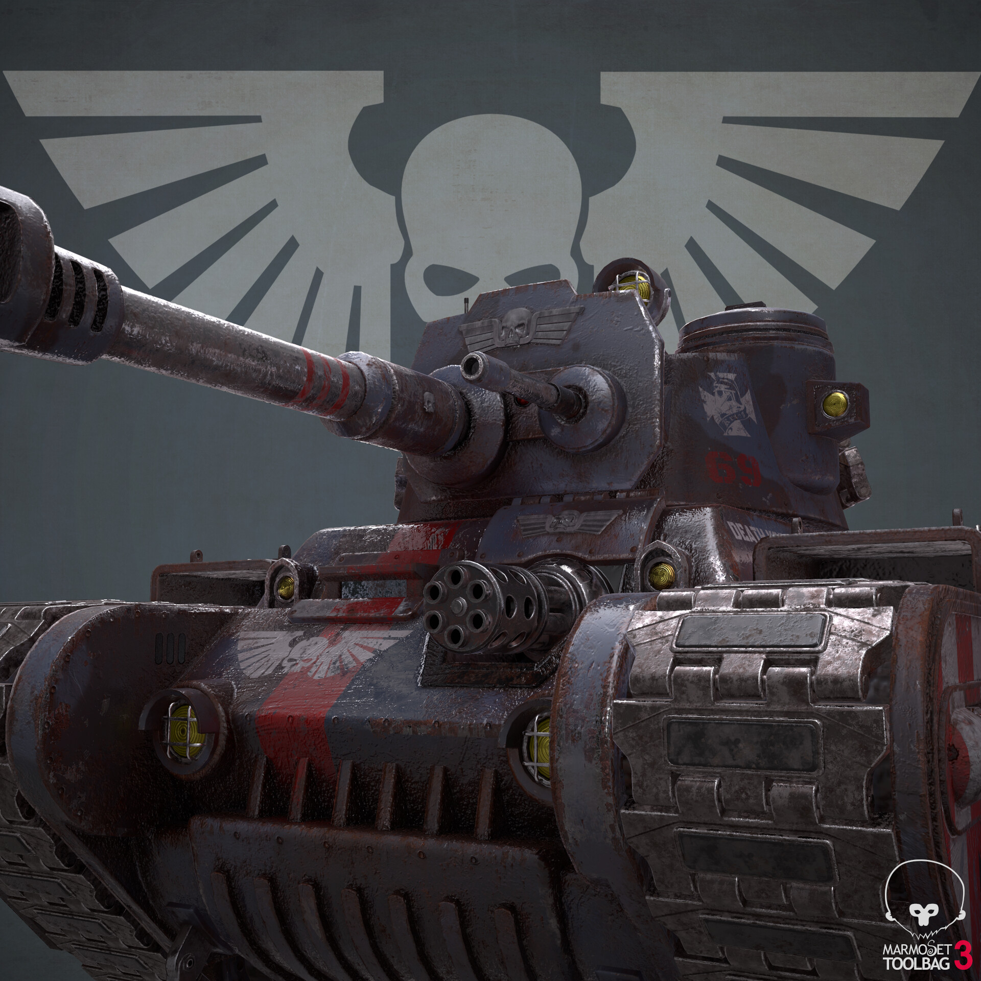 ArtStation - Rogal Dorn Tank