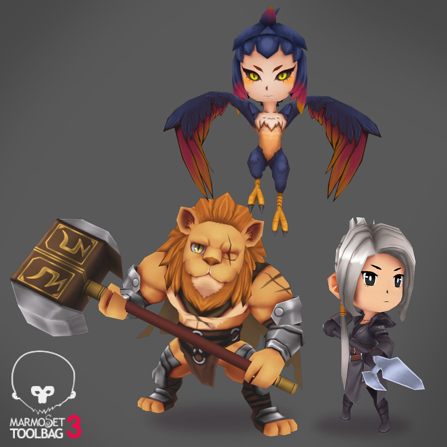 Ridwan Chandra - MeganeRid - Project Beat Em Up 3D Characters 2