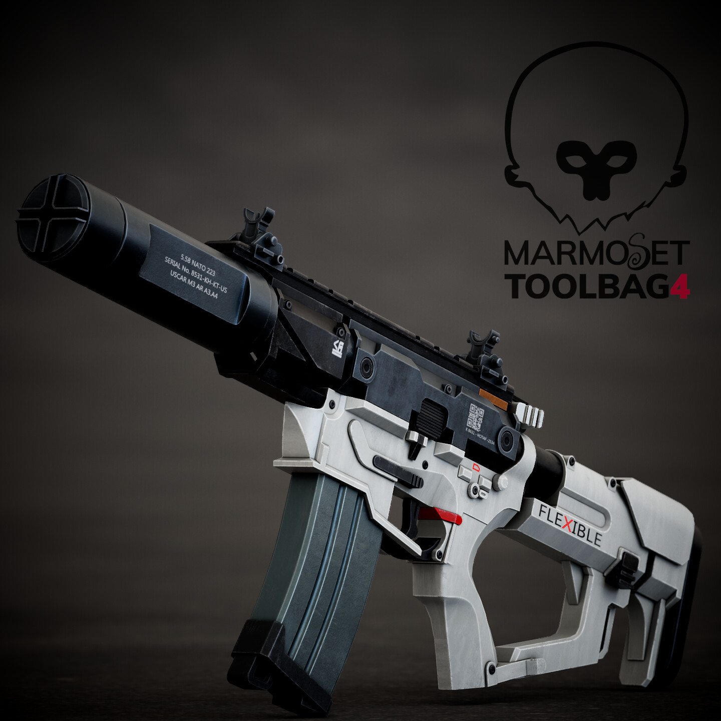 ArtStation - Assault Rifle R6 Game Asset