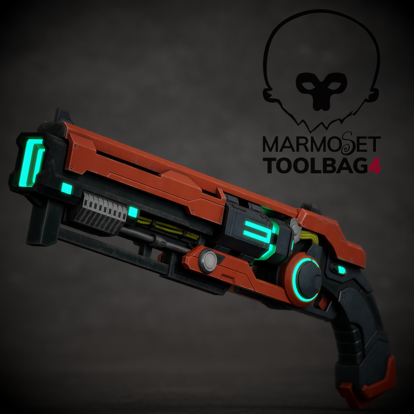ArtStation - Electric Pulse Gun Game Asset