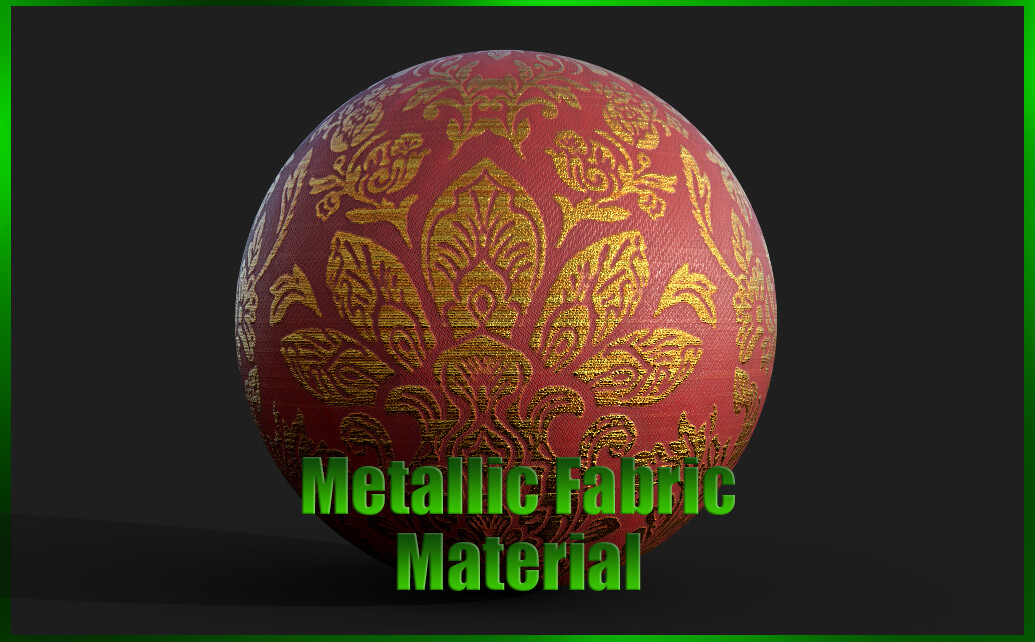 ArtStation - Metallic Fabric Material