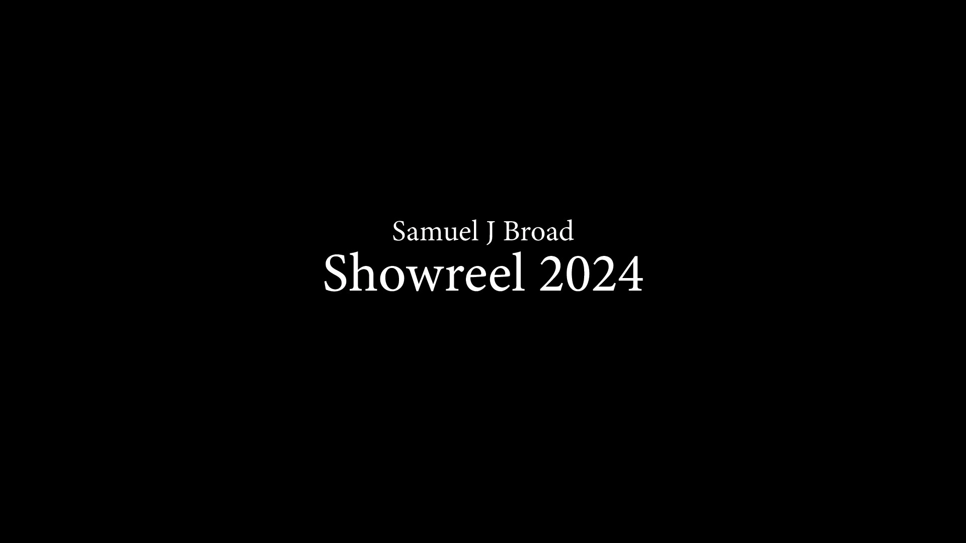 ArtStation - Showreel 2024