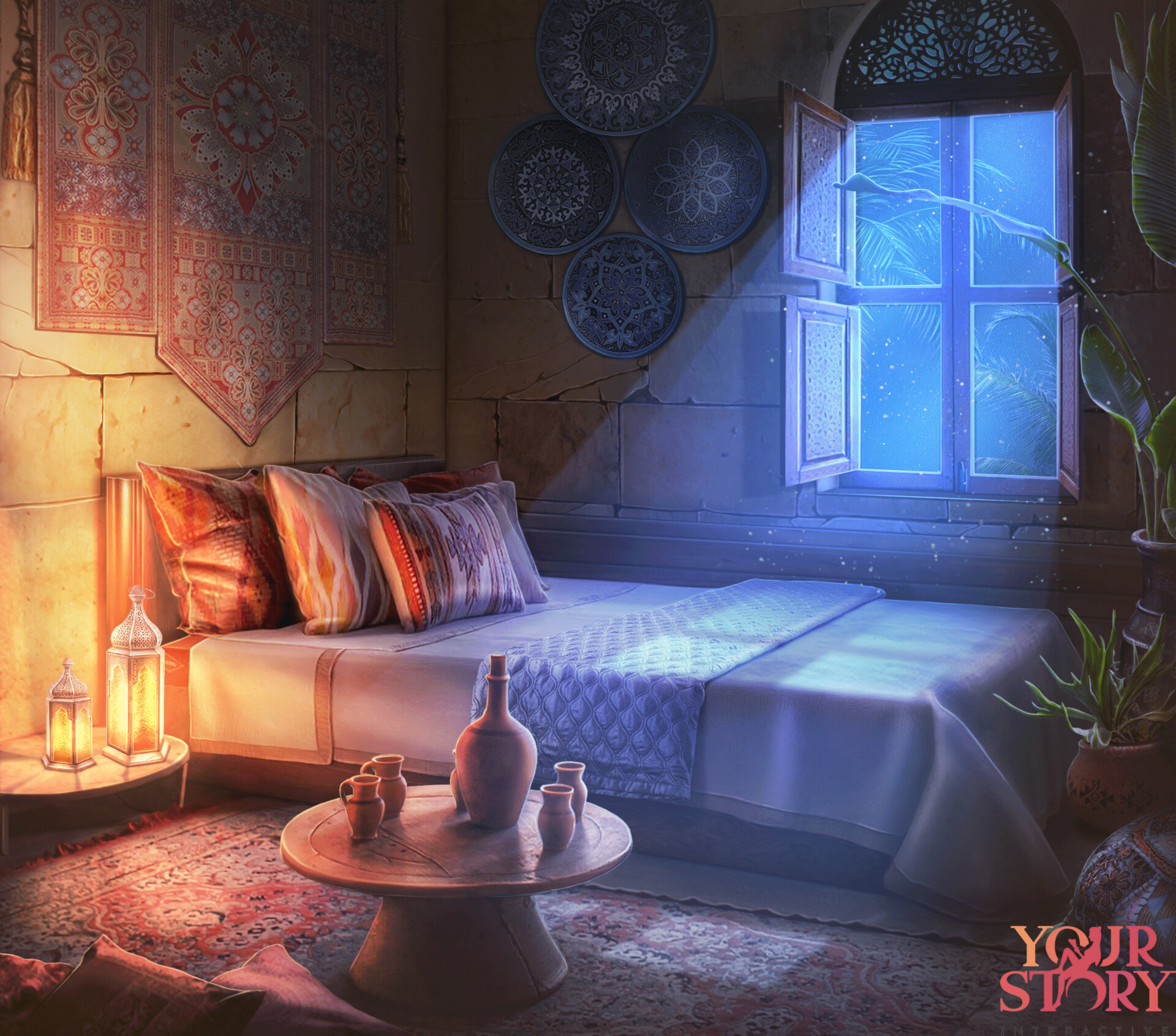 ArtStation - Romance Club Backgrounds