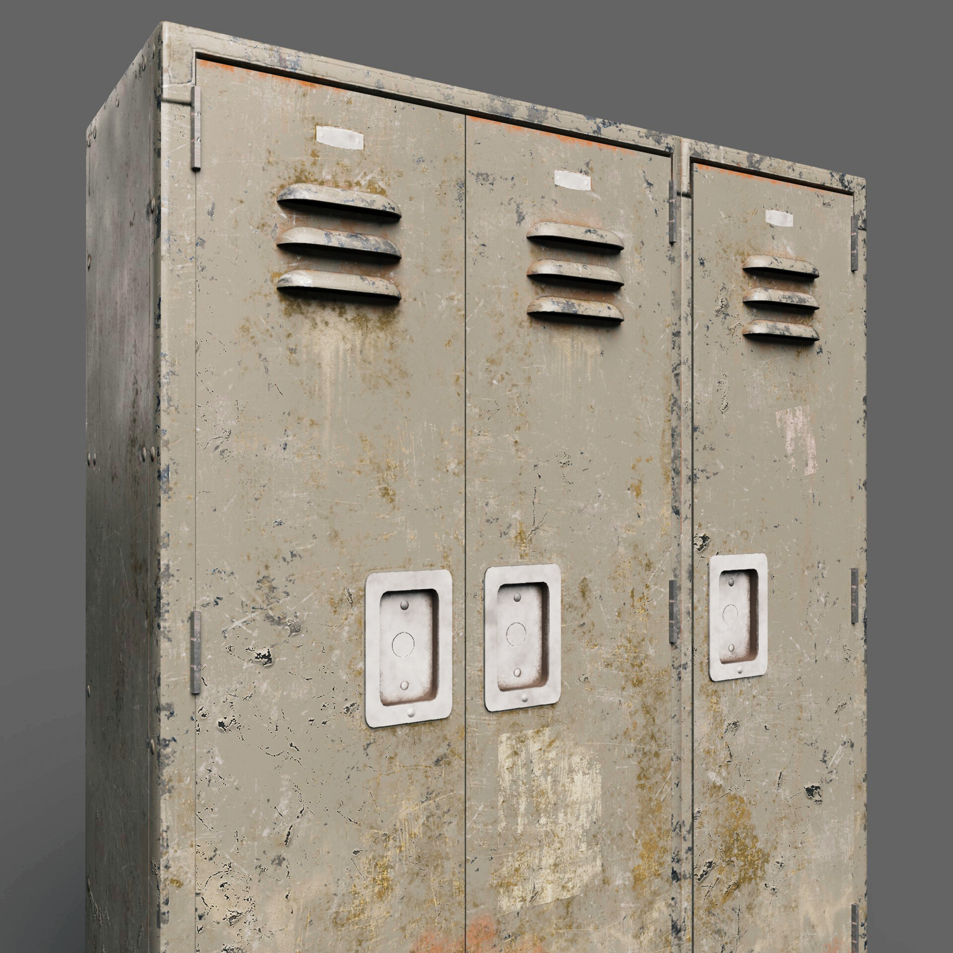 ArtStation - Old School Lockers
