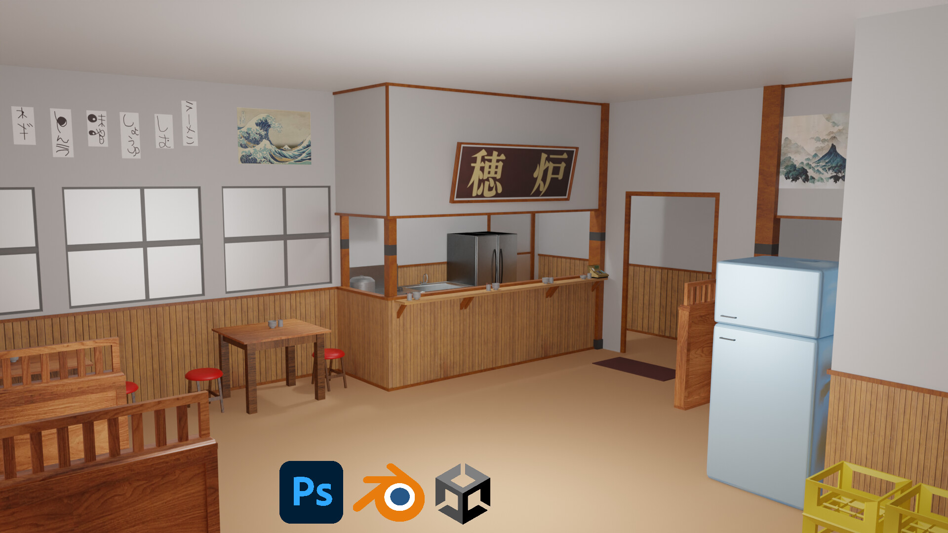 ArtStation - Hololive: Kureiji Ollie's 3D Room Environment