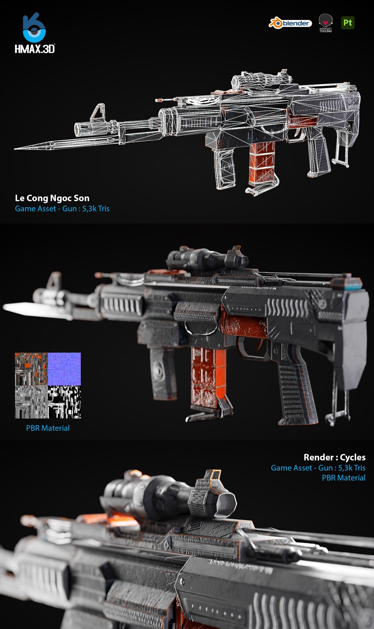 ArtStation - Sci-Fi-Gun