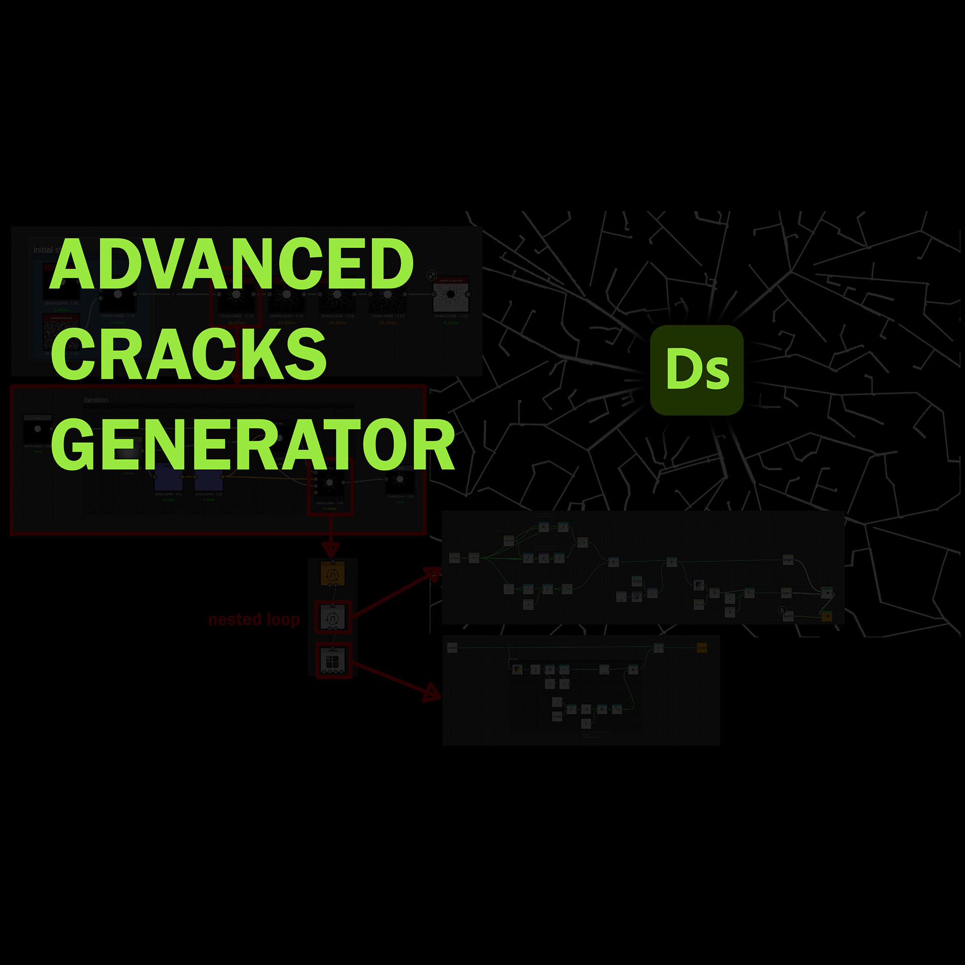 ArtStation - Advanced Cracks Generator - Tutorial