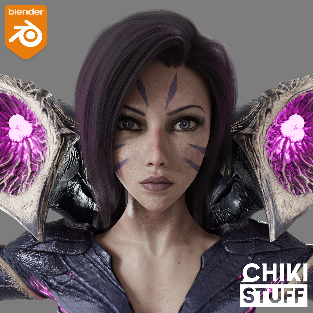 ArtStation - Kaisa Cinematic High-Poly 3D Model
