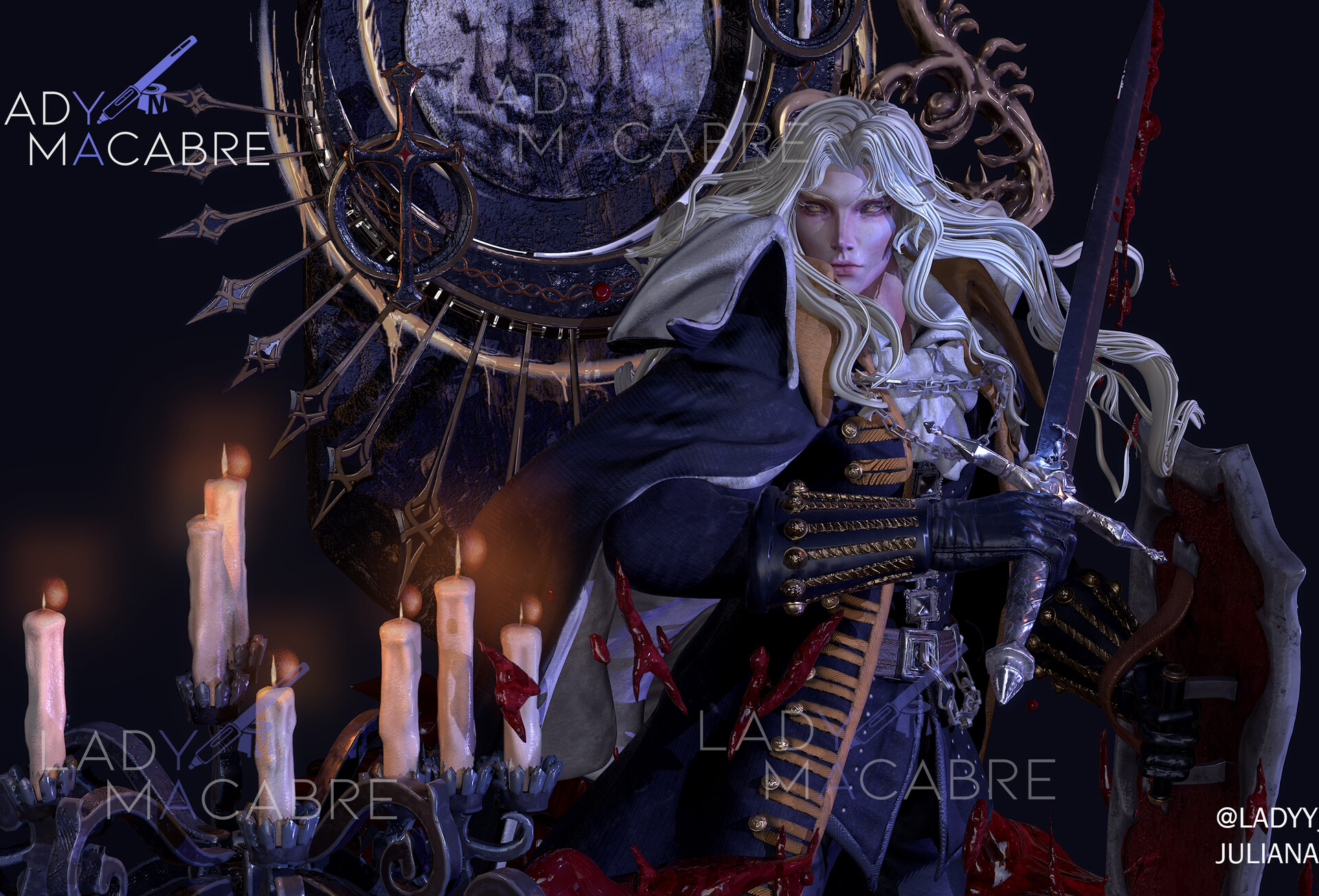ArtStation - 3D Alucard Castlevania