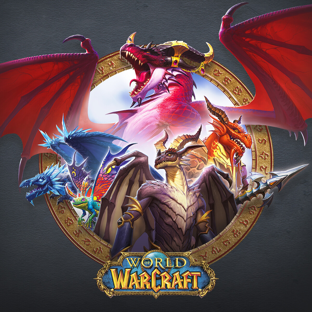 ArtStation - Cover for World of Warcraft: The Dragonflight Codex.