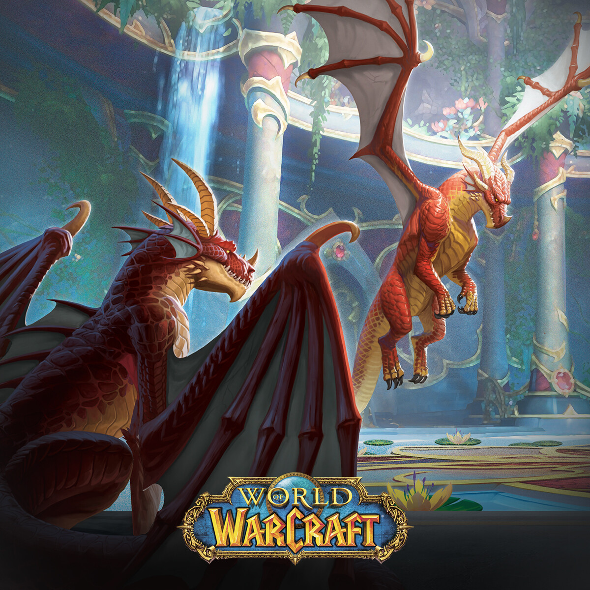 ArtStation - Illustration for World of Warcraft: The Dragonflight Codex.