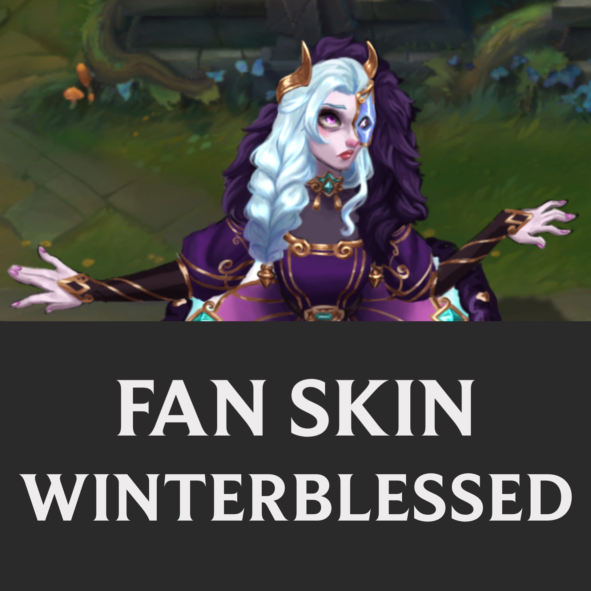 ArtStation - Winterblessed Gwen skin concept