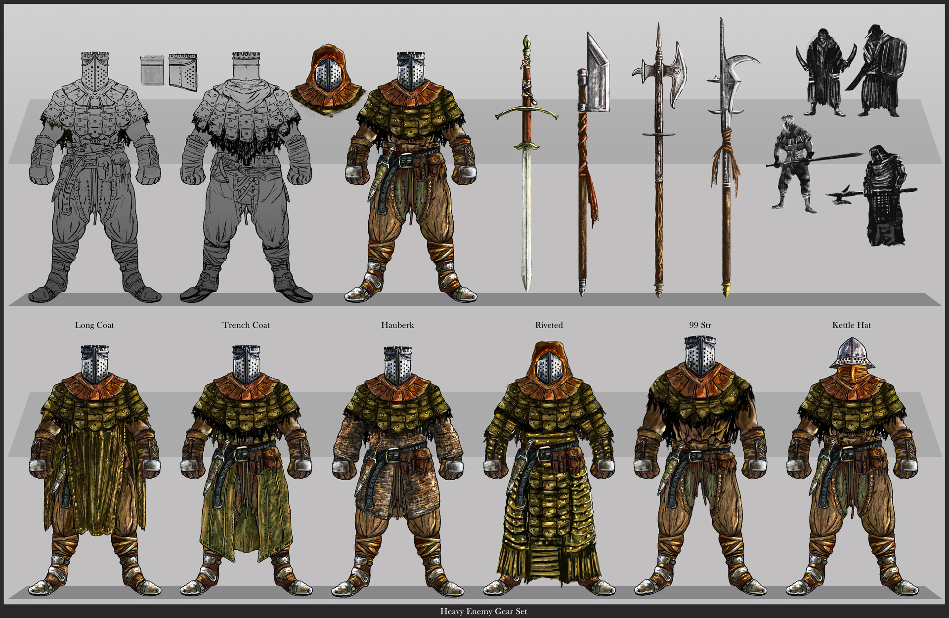 ArtStation - Unnamed Project - RPG Enemies