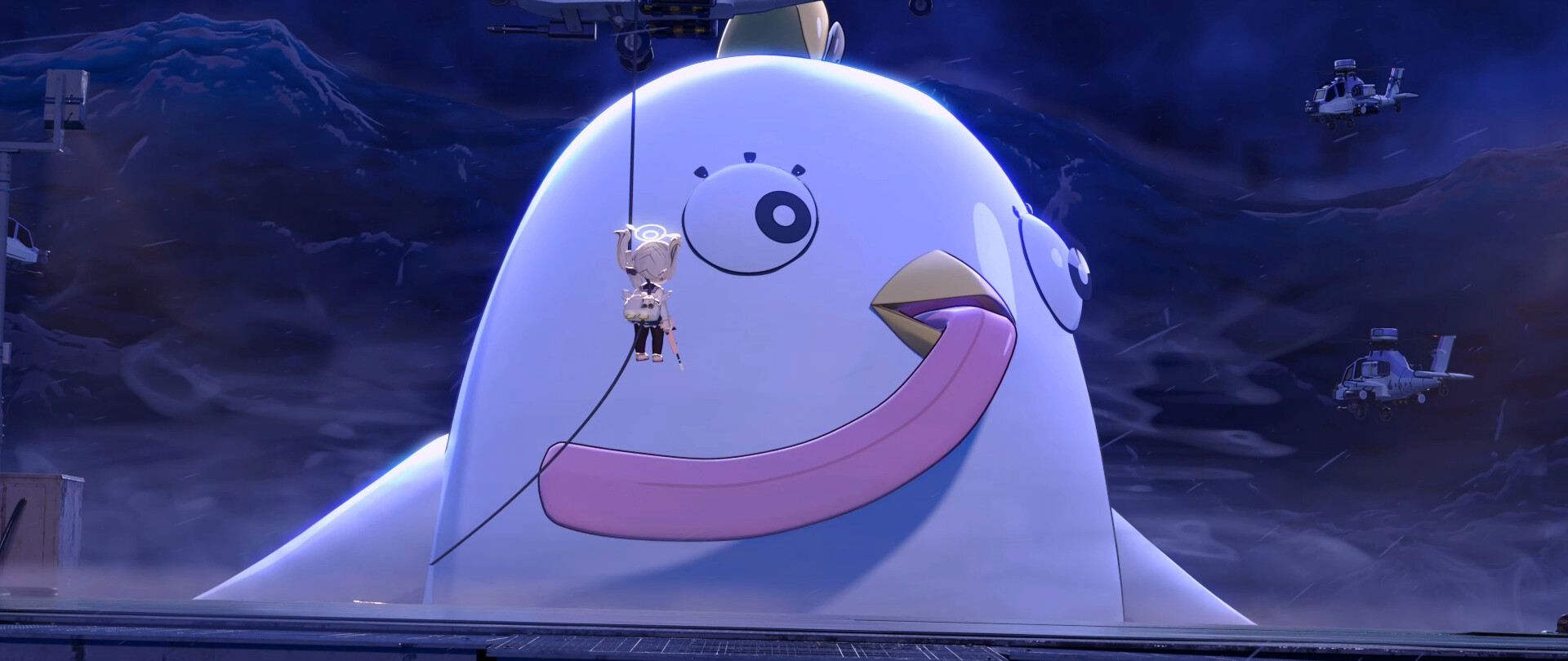 ArtStation - Perorodzilla vs Hihumi | Blue Archive 碧蓝档案