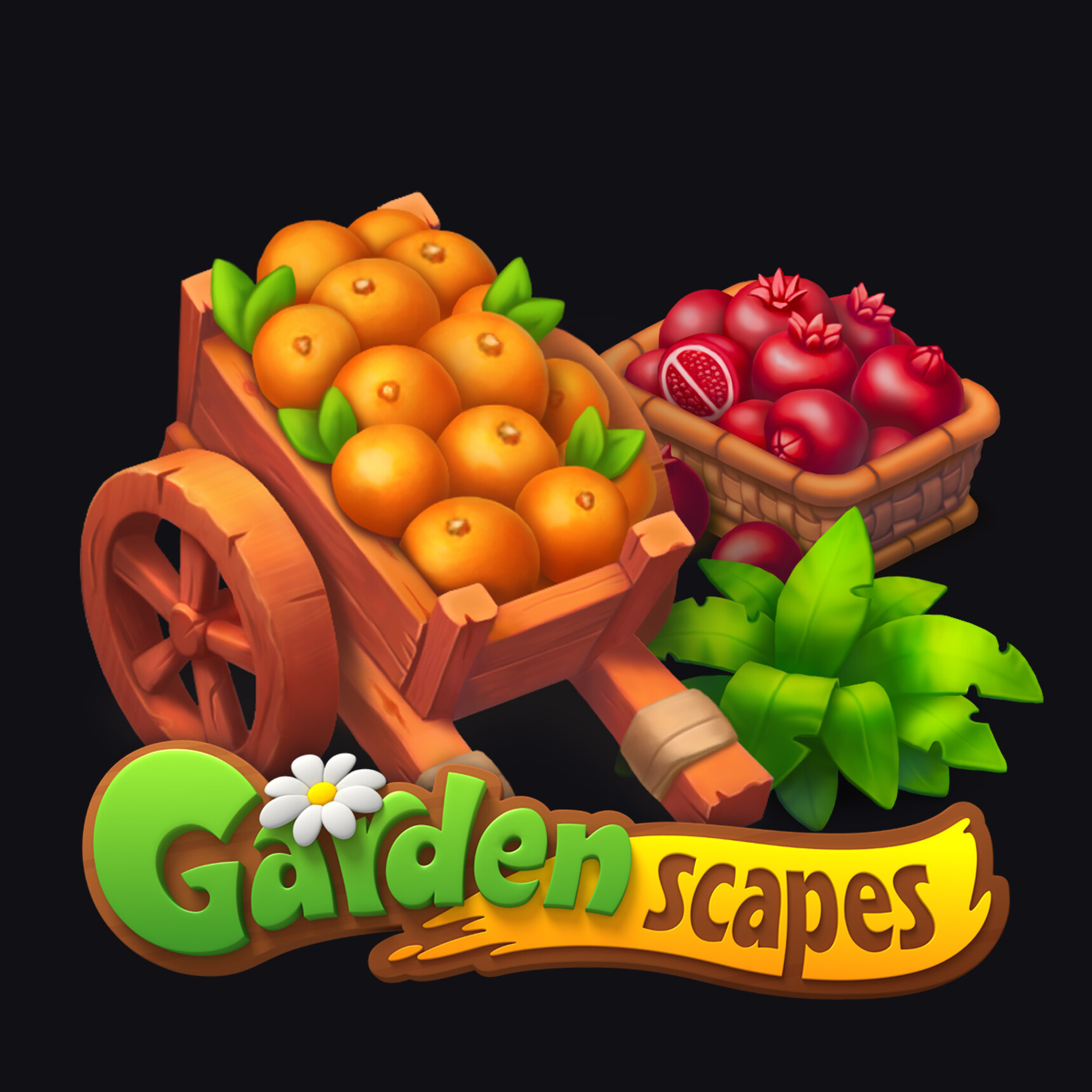 ArtStation - Isometric game assets for Gardenscapes, Playrix