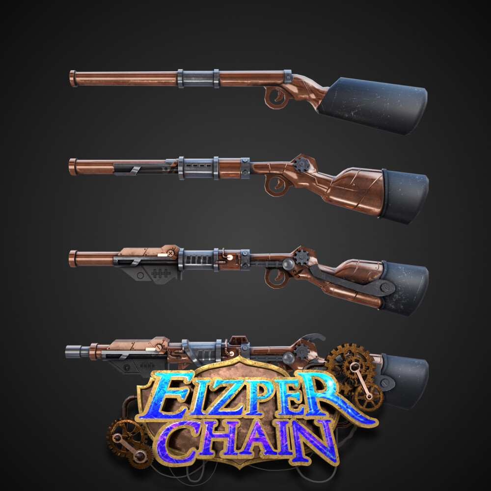 ArtStation - Miner Gun R1-R4