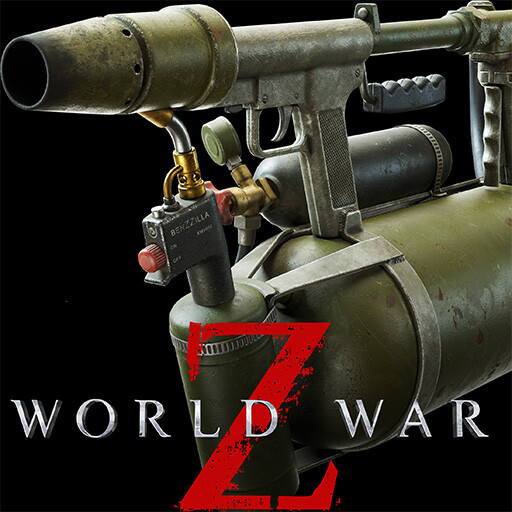 ArtStation - WWZ FlameThrower