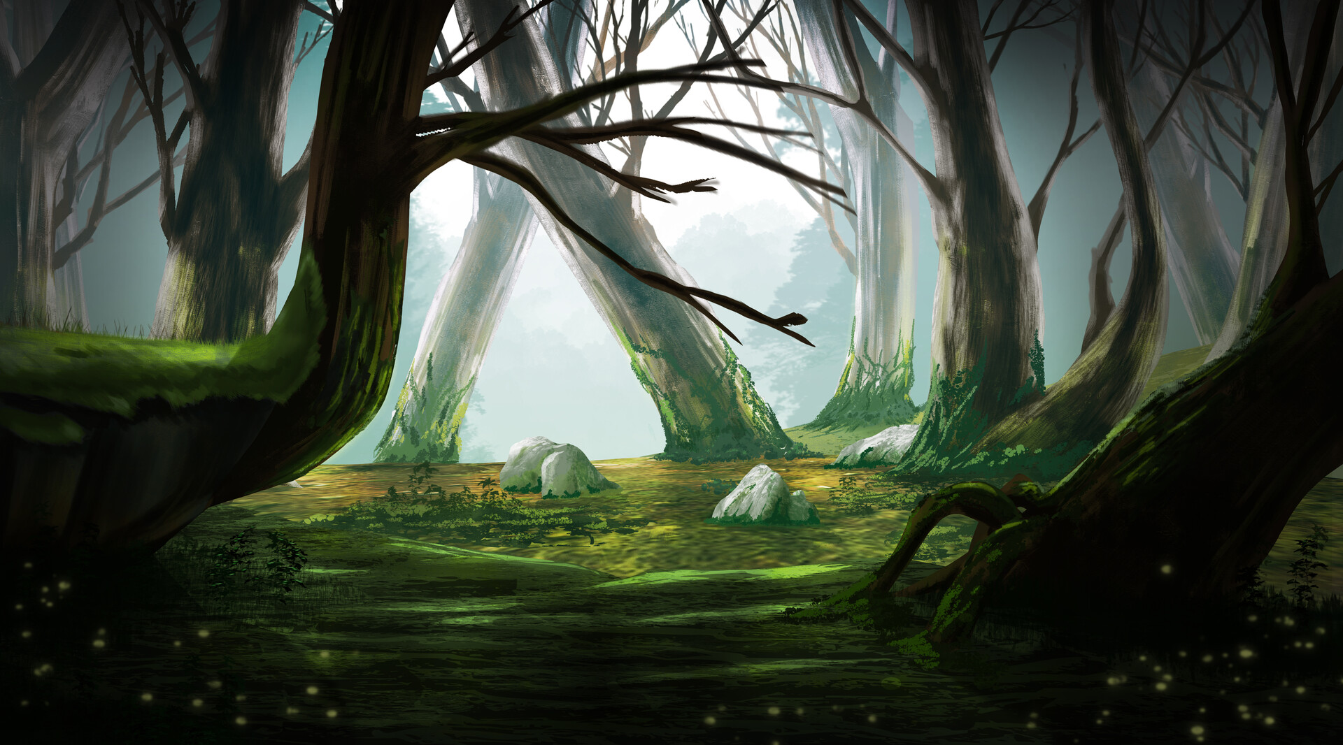 ArtStation - forest layout