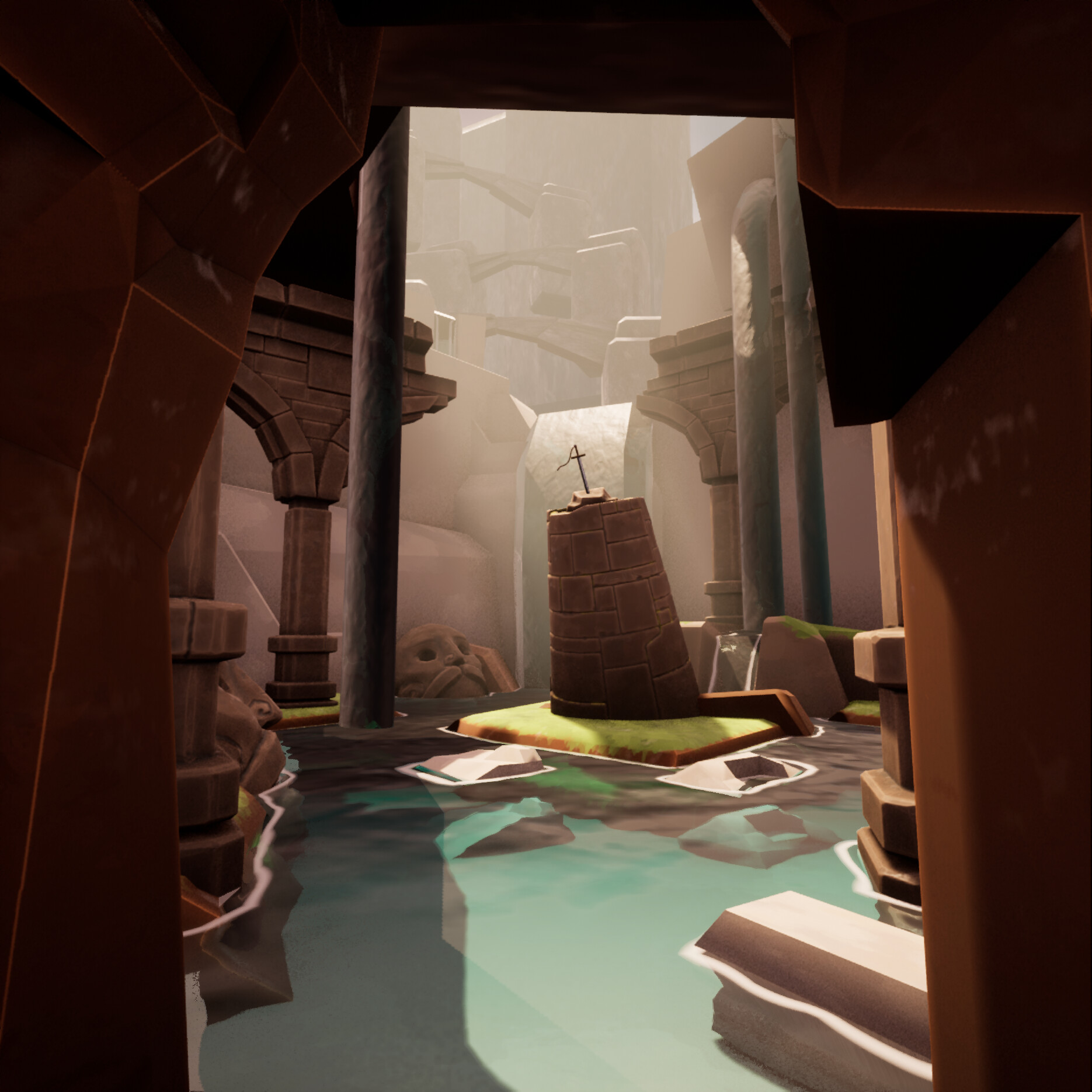 ArtStation - Hero Assets - Stylised environment project