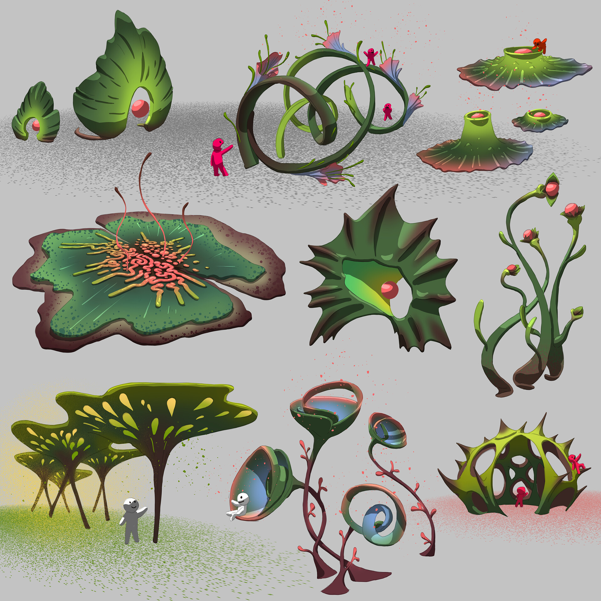 ArtStation - flora and fauna 2