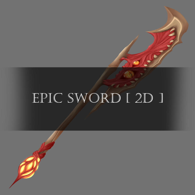 ArtStation - Utukhu - Epic Sword [ 2D ]