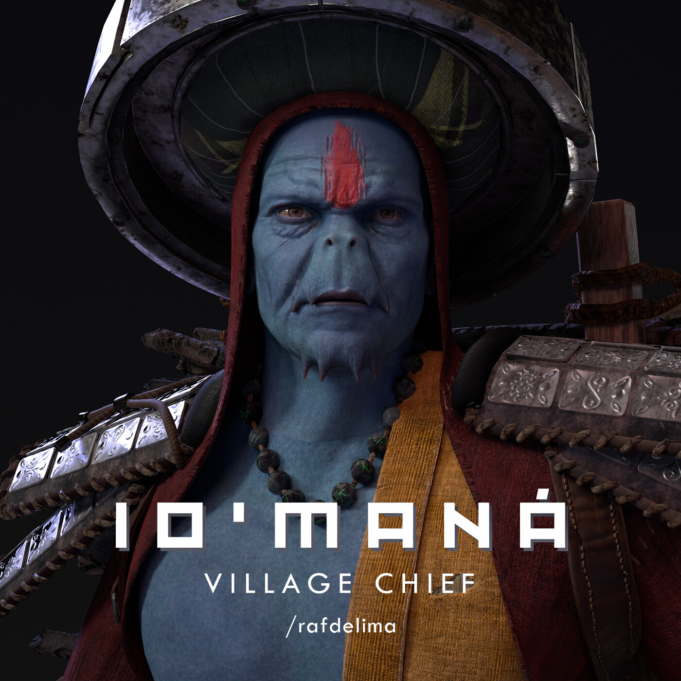 ArtStation - Alien Village Chief - Io'Maná
