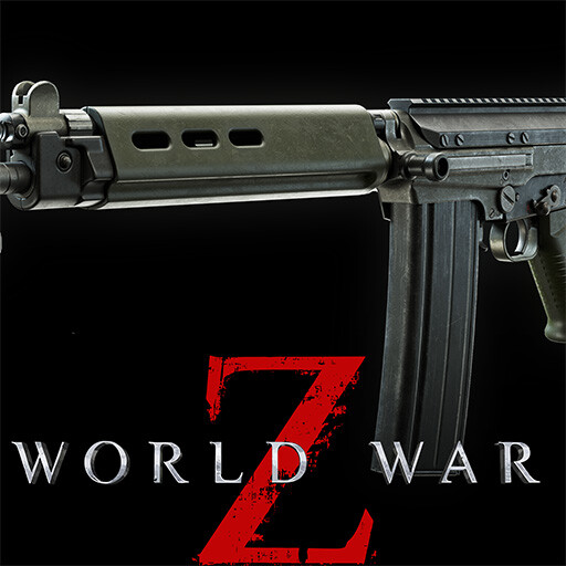 ArtStation - WWZ Machinegun AssaultRifle 7