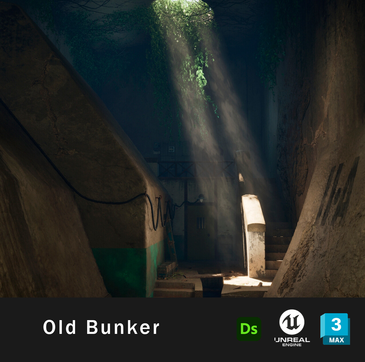 ArtStation - Old Bunker Environment