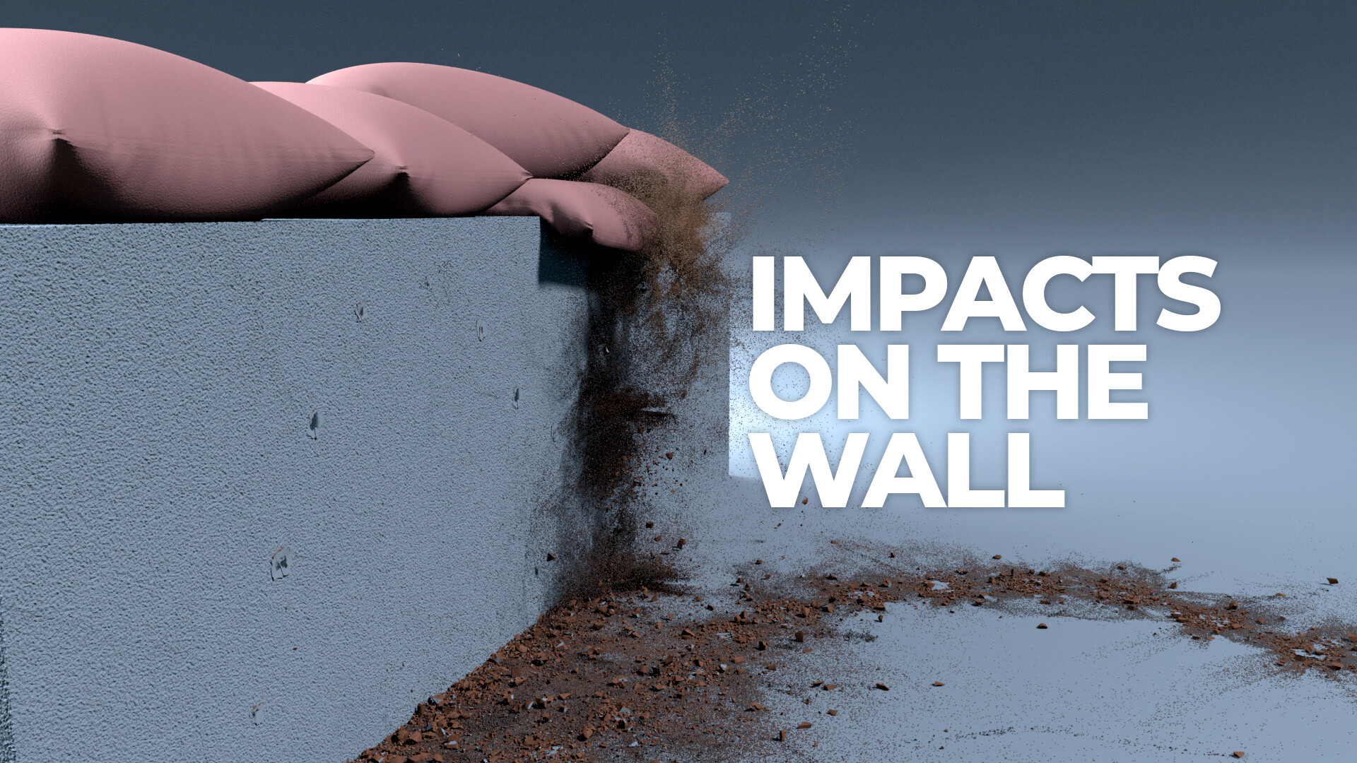 ArtStation - Impacts on the wall