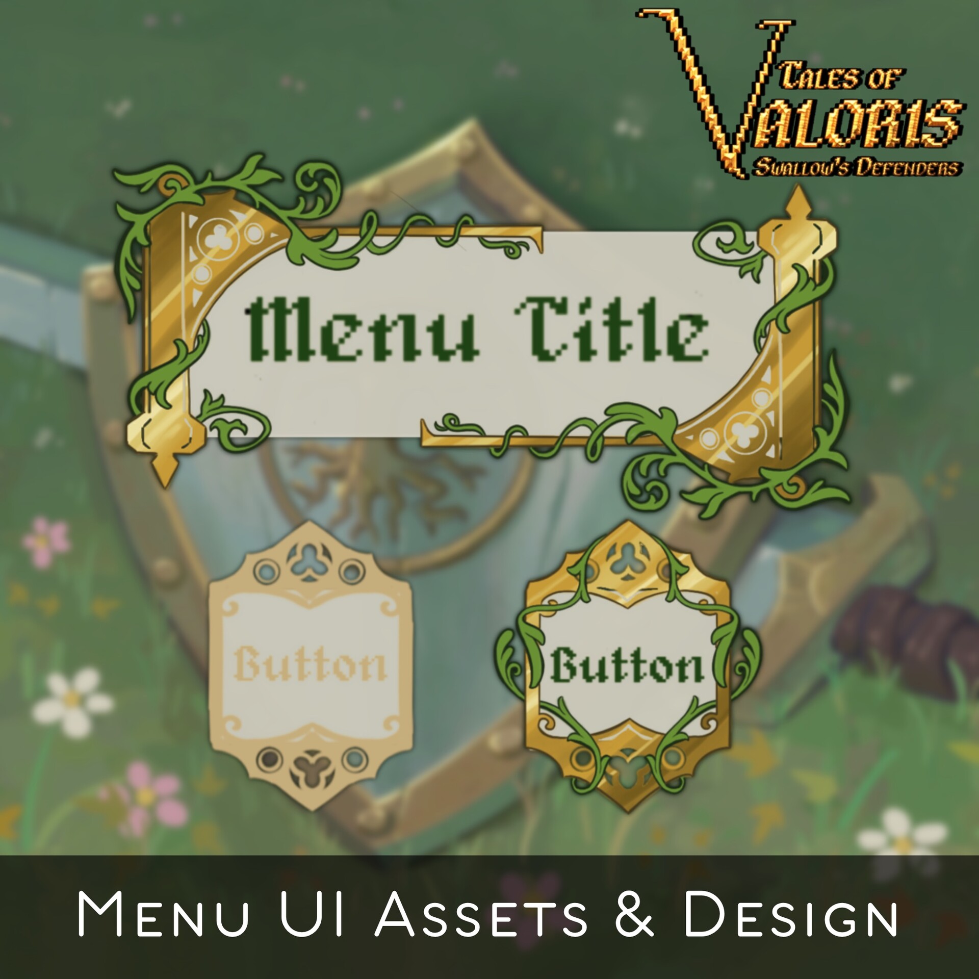 ArtStation - Menu UI Assets & Design - Tales of Valoris